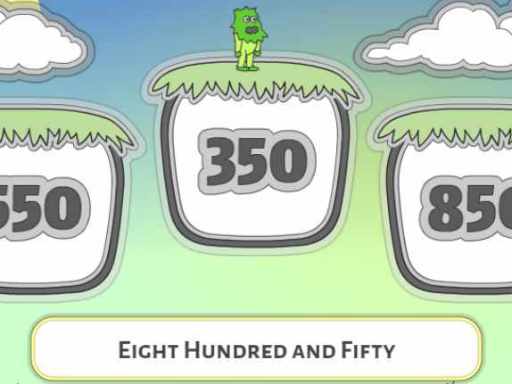 Monster Numbers | Học tiếng Anh qua chơi game